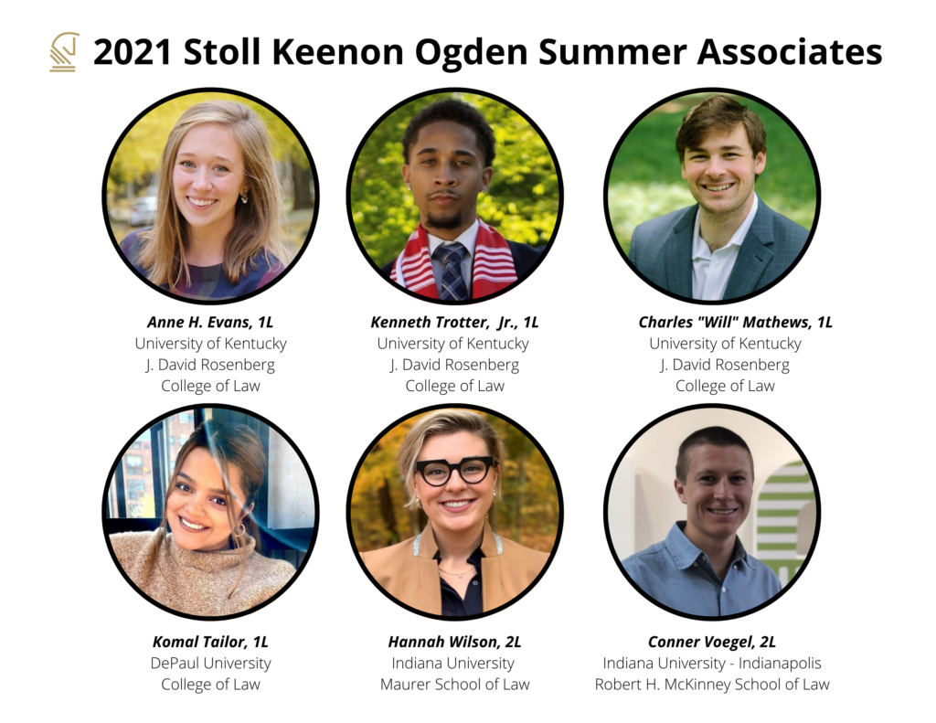 SKO welcomes six outstanding Summer Associates! - Stoll Keenon Ogden PLLC